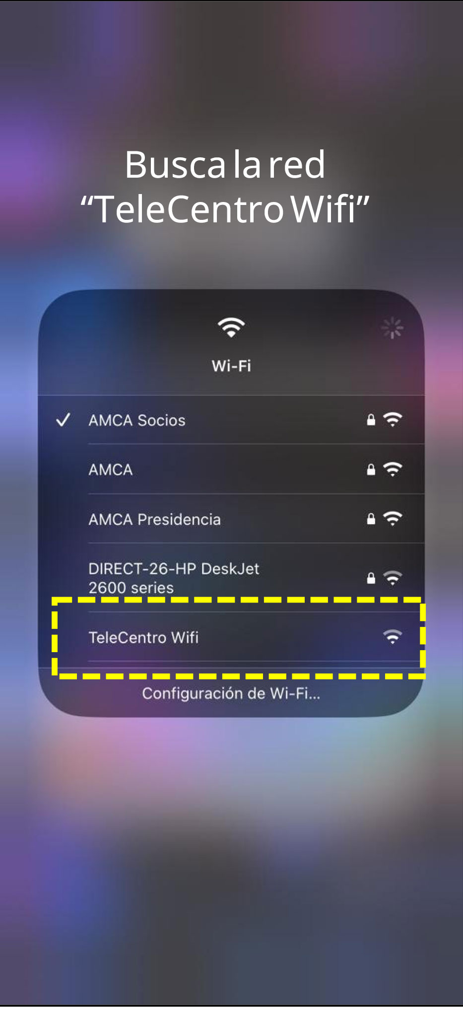 Telecentro Wifi – AMCA